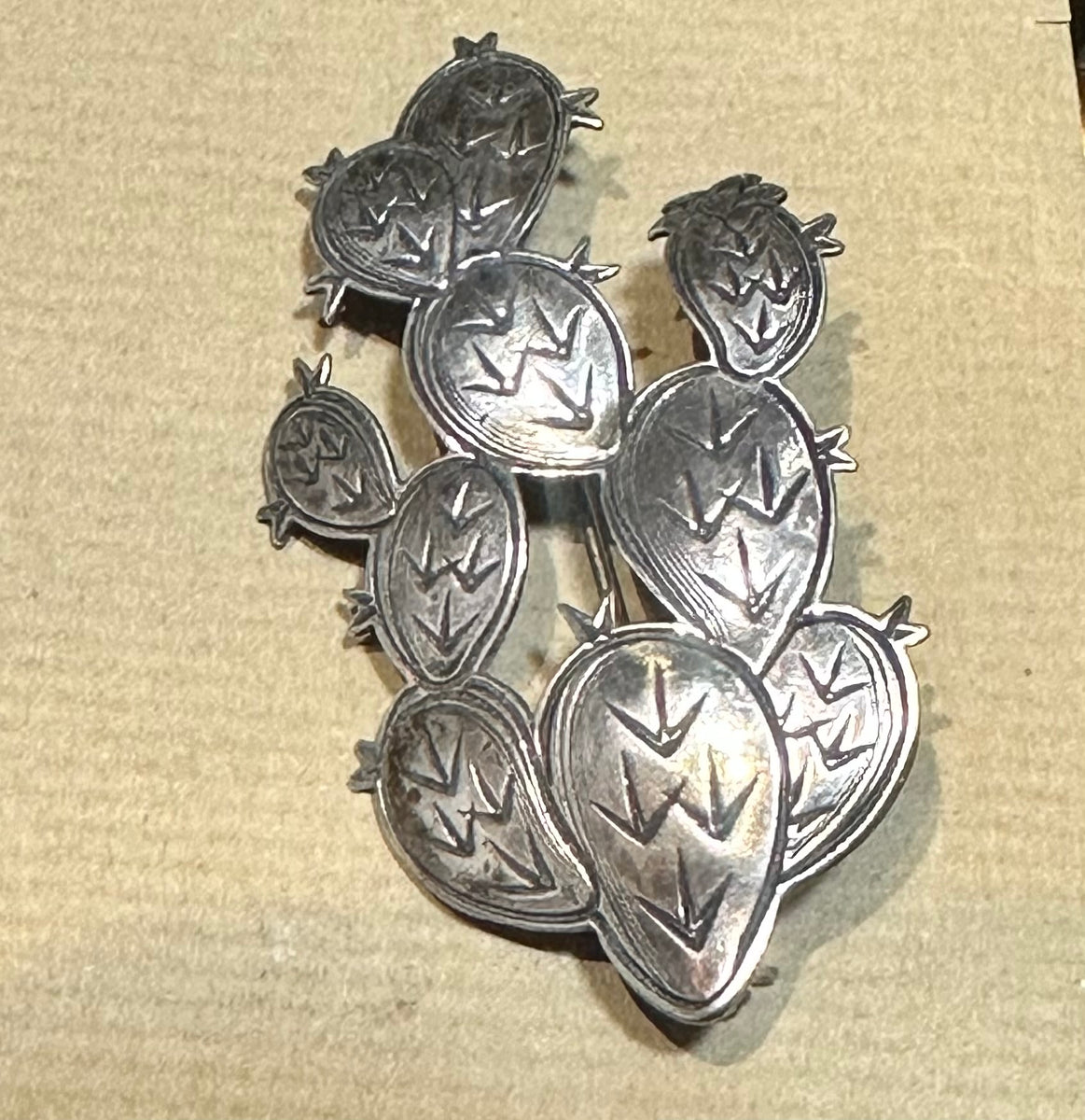 Kit Carson sterling cactus pin – Mer•made jewelry by Keri Mosier